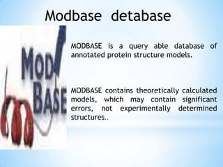 biological detabase | PPTX | Databases | Computer Software and Applications