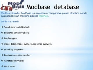 biological detabase | PPTX | Databases | Computer Software and Applications