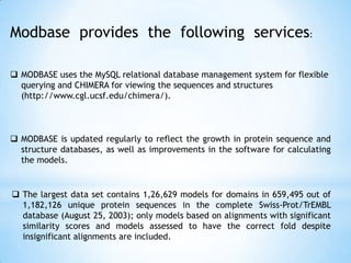 biological detabase | PPTX | Databases | Computer Software and Applications