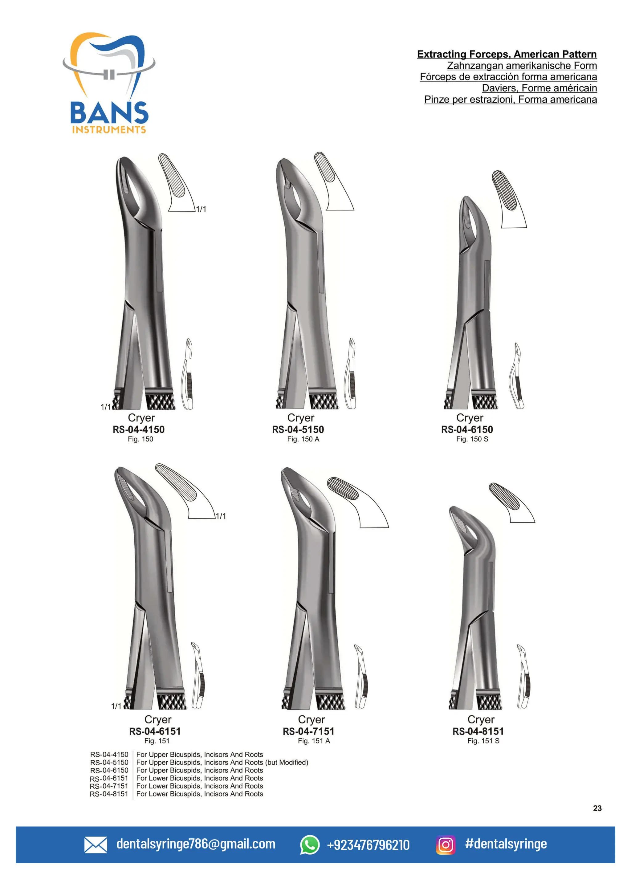 DENTAL INSTRUMENTS CATALOG.pdf | Email | Internet