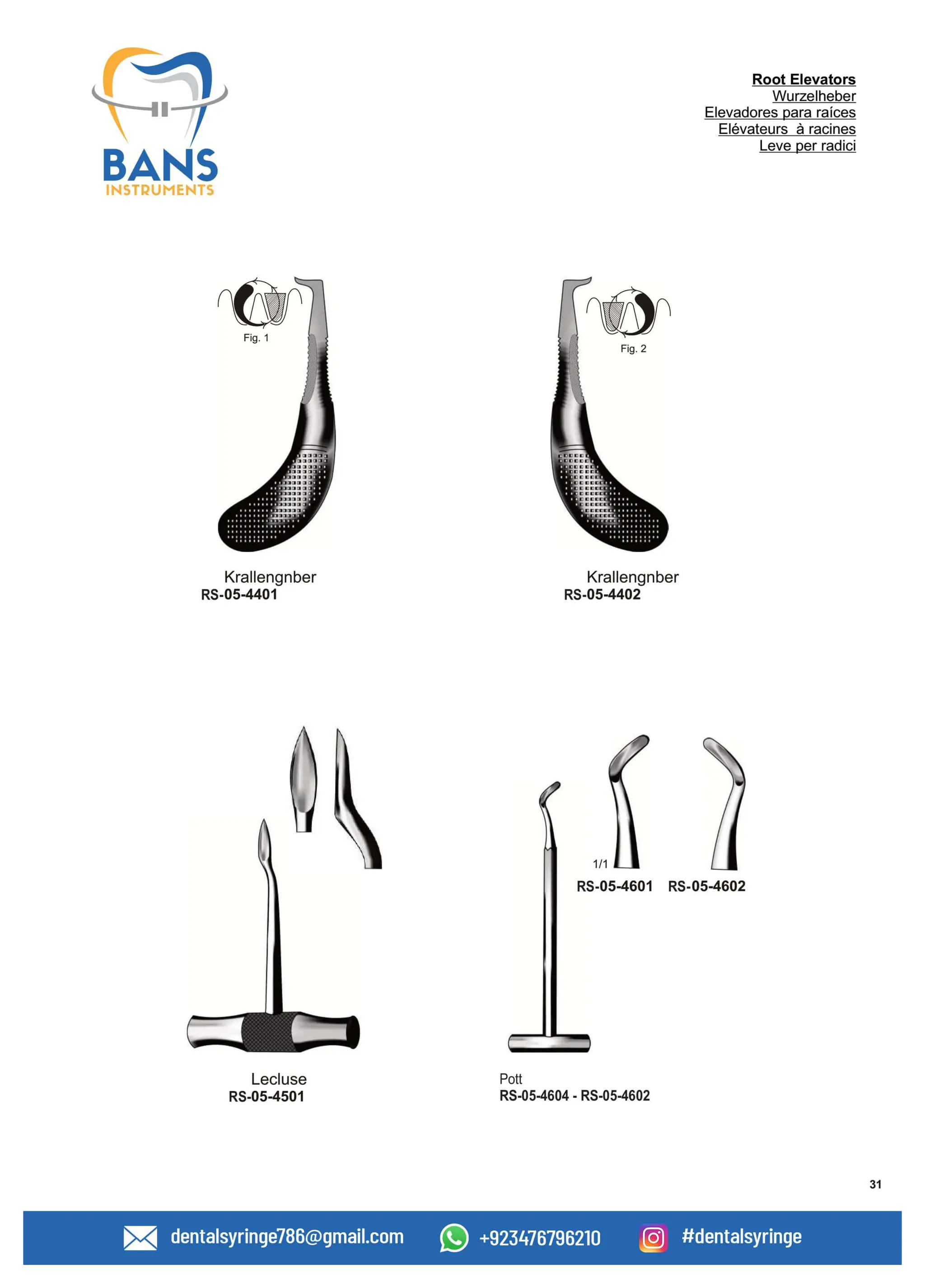 DENTAL INSTRUMENTS CATALOG.pdf | Email | Internet