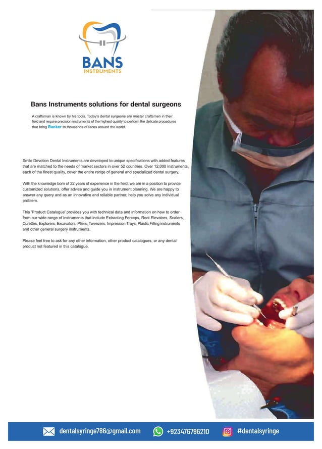DENTAL INSTRUMENTS CATALOG.pdf | Email | Internet