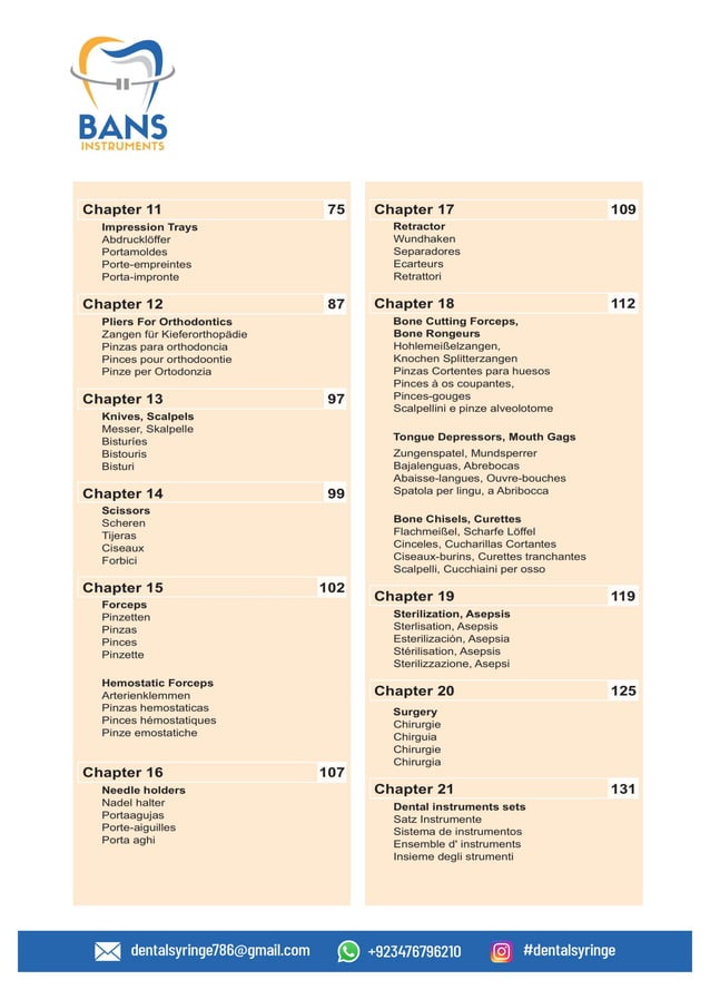 DENTAL INSTRUMENTS CATALOG.pdf | Email | Internet