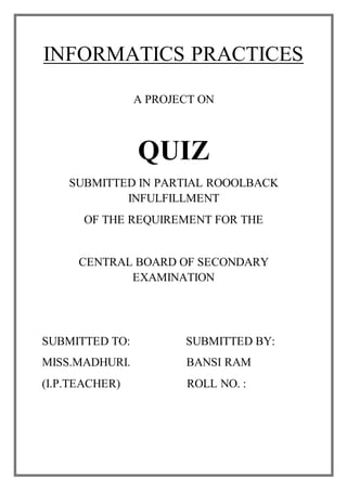 IP PROJECT FILE | DOCX