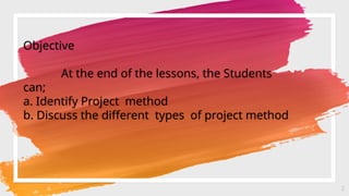 Project based therory In principal in teaching 1 | PPT