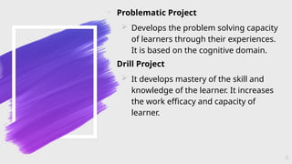 Project based therory In principal in teaching 1 | PPT
