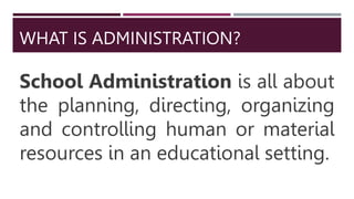 TRADITIONAL AND MODERN CONCEPTS OF ADMINISTRATION AND SUPERVISION.pptx