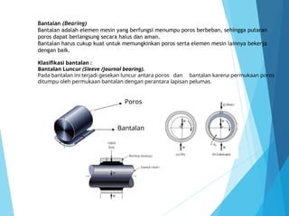 Sistem transmisi bantalan dalam sebuah elemen mesin | PPT