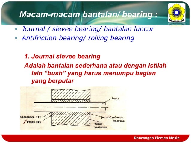 Bantalan (bearing) | PDF