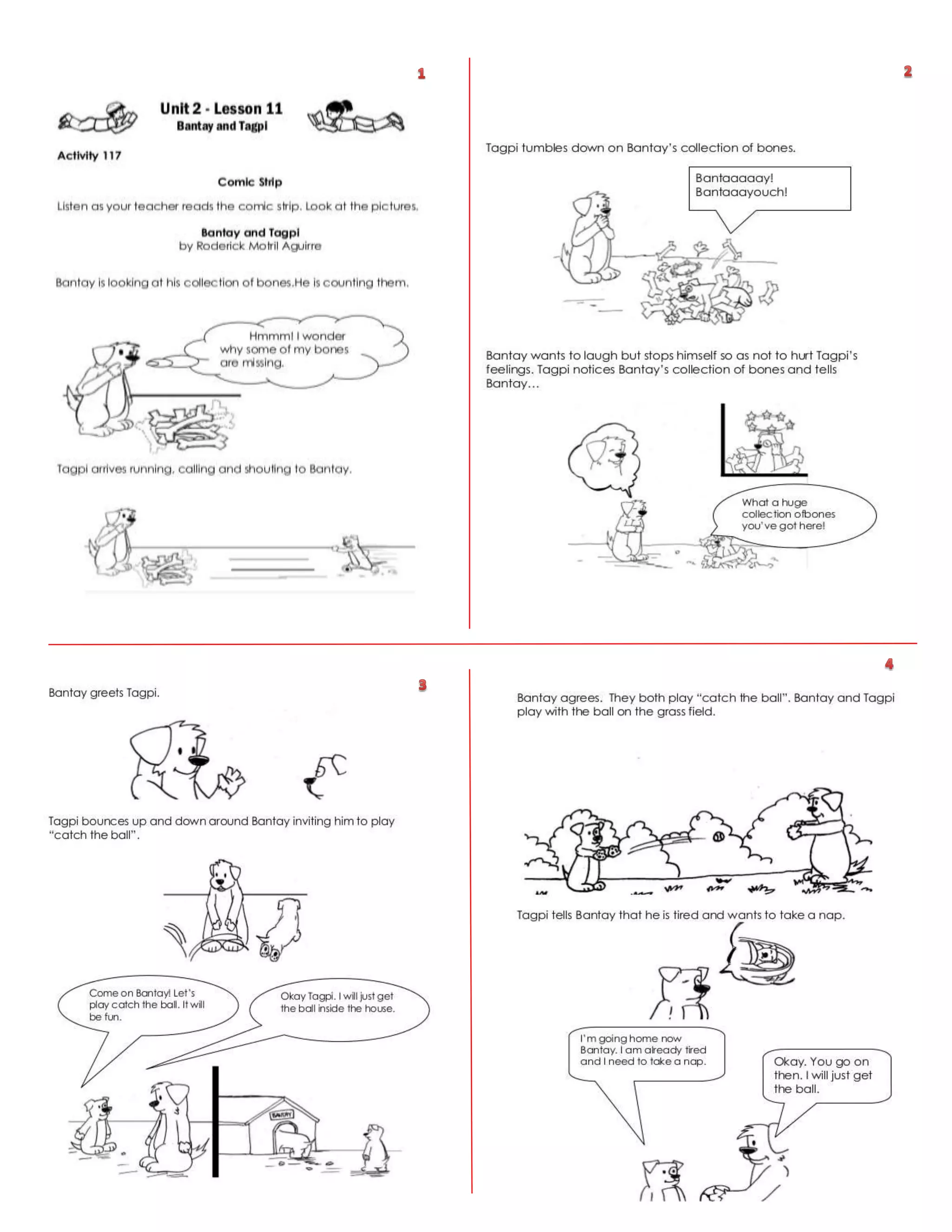 Story of Bantay and tagpi | DOCX