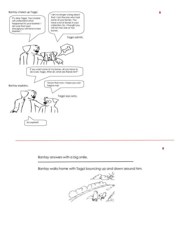 Story of Bantay and tagpi | DOCX