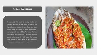 Banten Food / Beverages | PDF