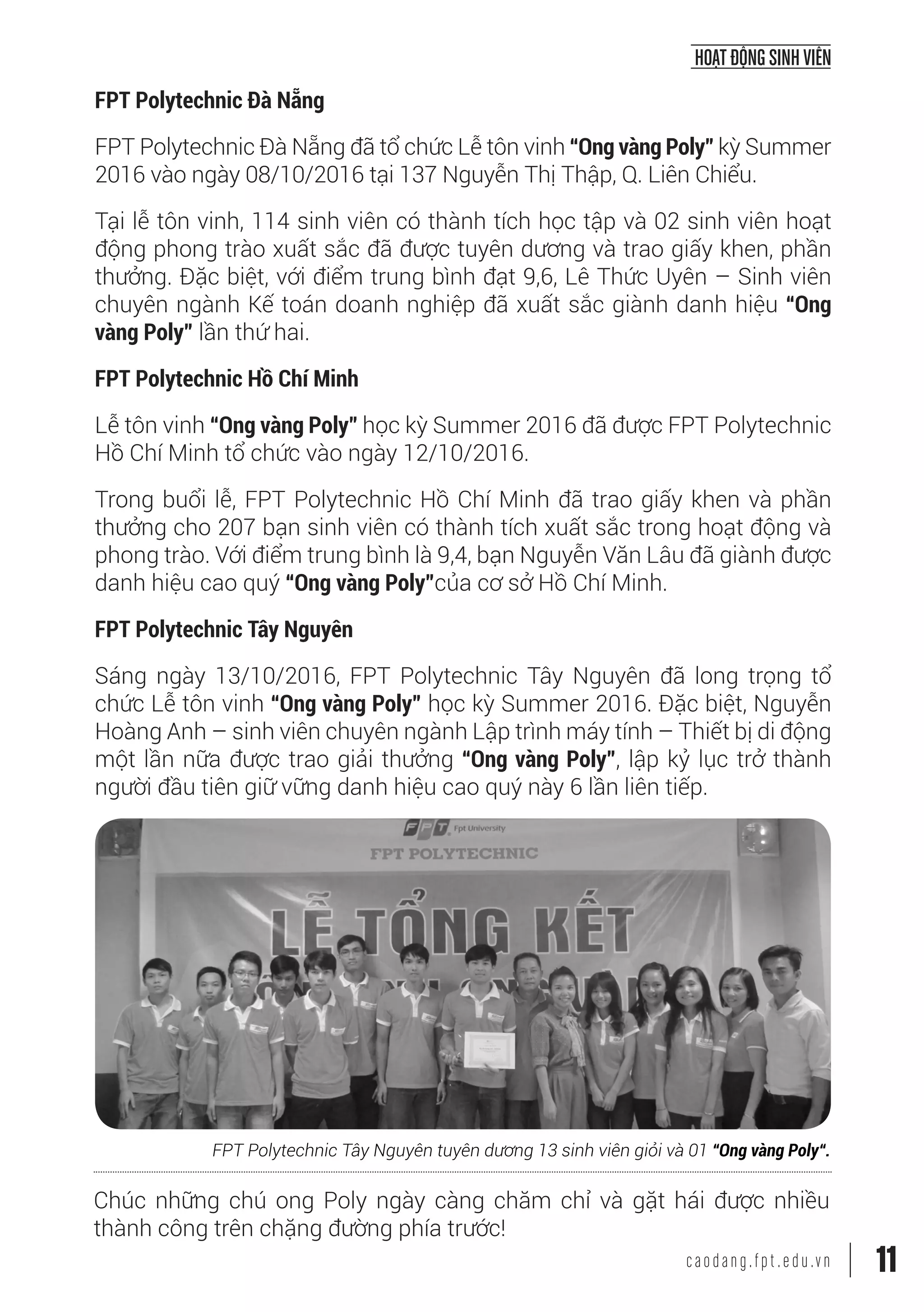 BTPH Cao đẳng FPT Polytechnic T1.2017