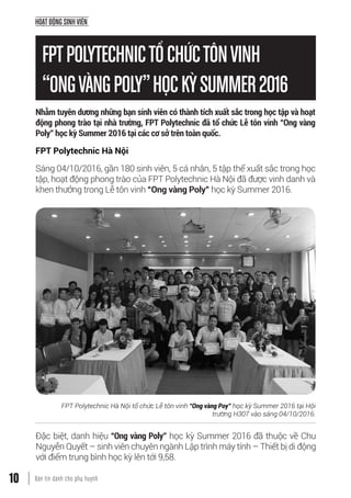 BTPH Cao đẳng FPT Polytechnic T1.2017