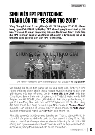 BTPH Cao đẳng FPT Polytechnic T1.2017