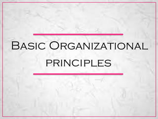 Bantog general considerations in the organization and conduct of the ...