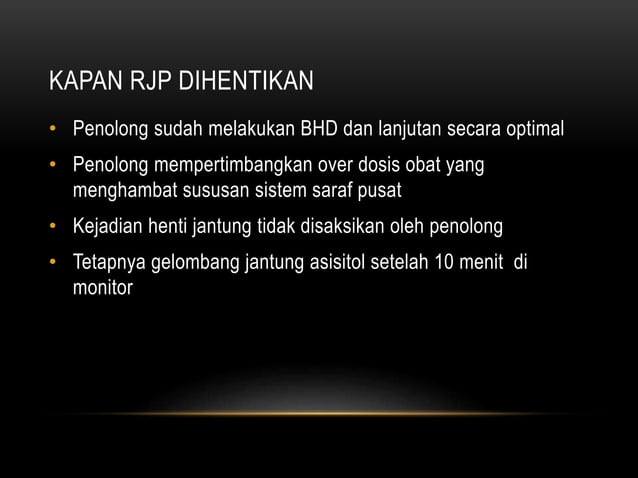 BANTUAN HIDUP DASAR pada dewasa dan anak | PPTX