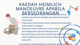 bantuan kecemasan untuk murid sekolah rendah | PPTX