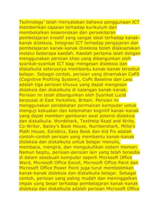 Bantu masalah disleksia | DOCX