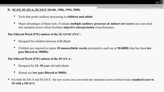 CAPD presentation OF CENTRAL AUDITORY PROCESSING DISORDERS.pptx