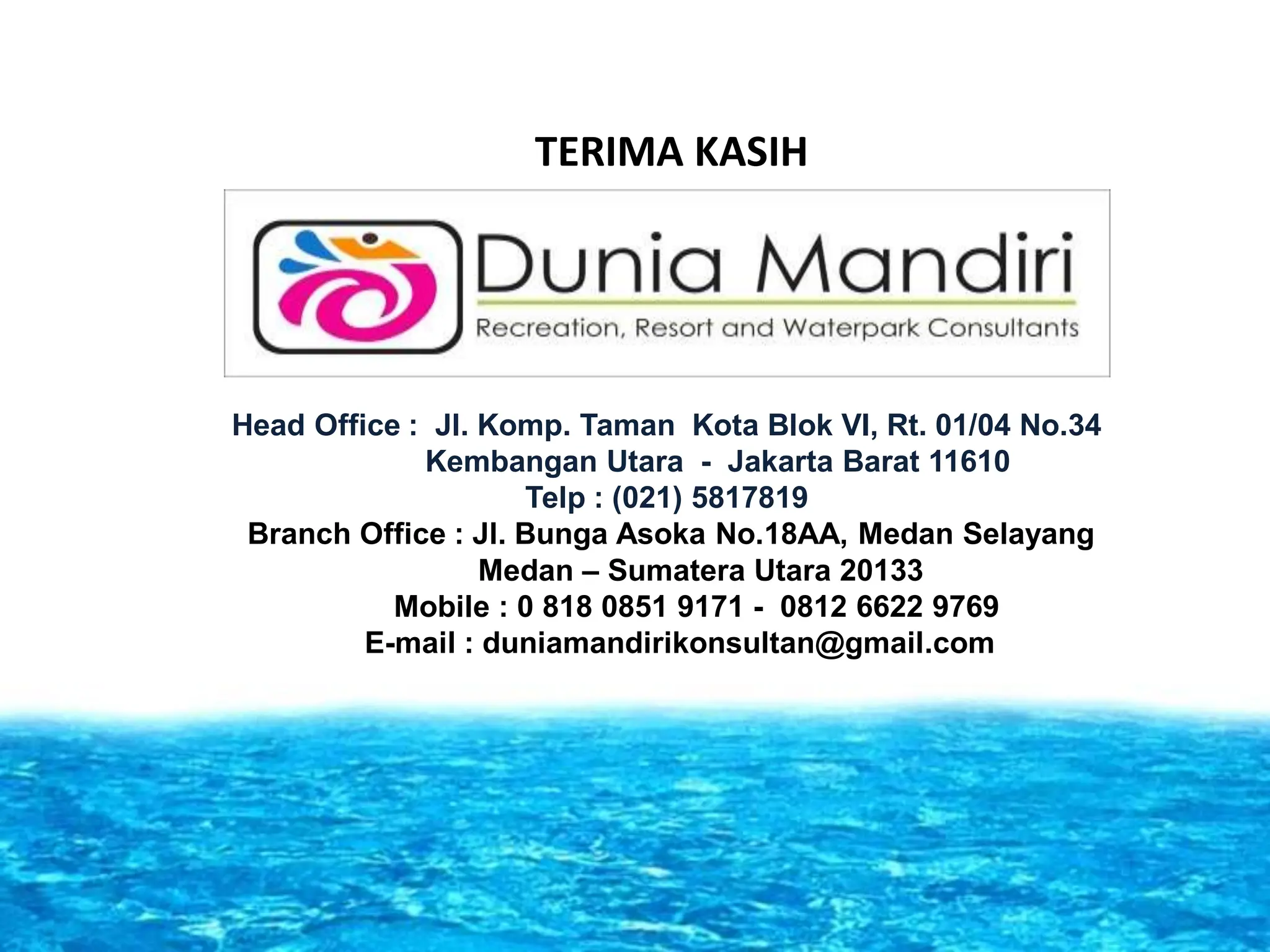 proposal project BANYAN AQUA PARK. advte | PDF