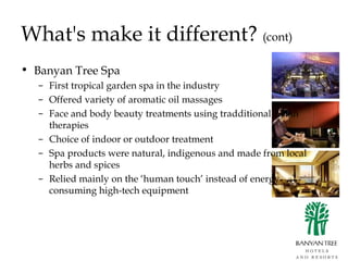 Banyan tree case study | PPT