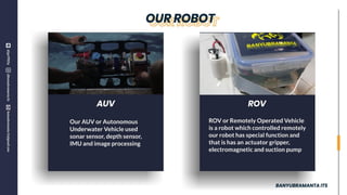 Banyubramanta ITS Surabaya Underwater and Amphibious Robotics Team ...