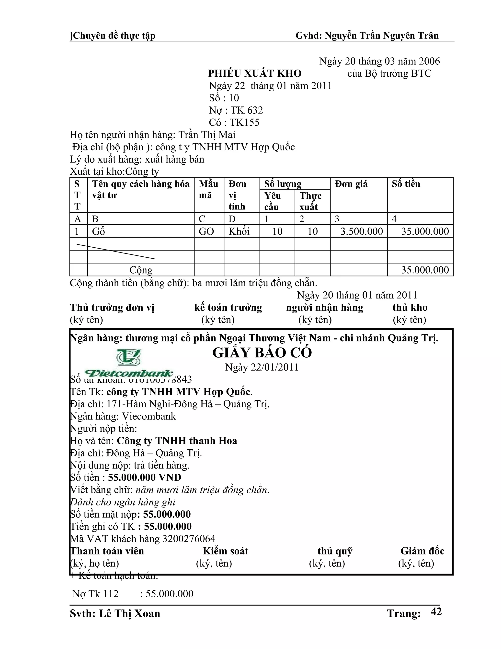 Bao-cao-thuc-tap-ke-toan-von-bang-tien | PDF