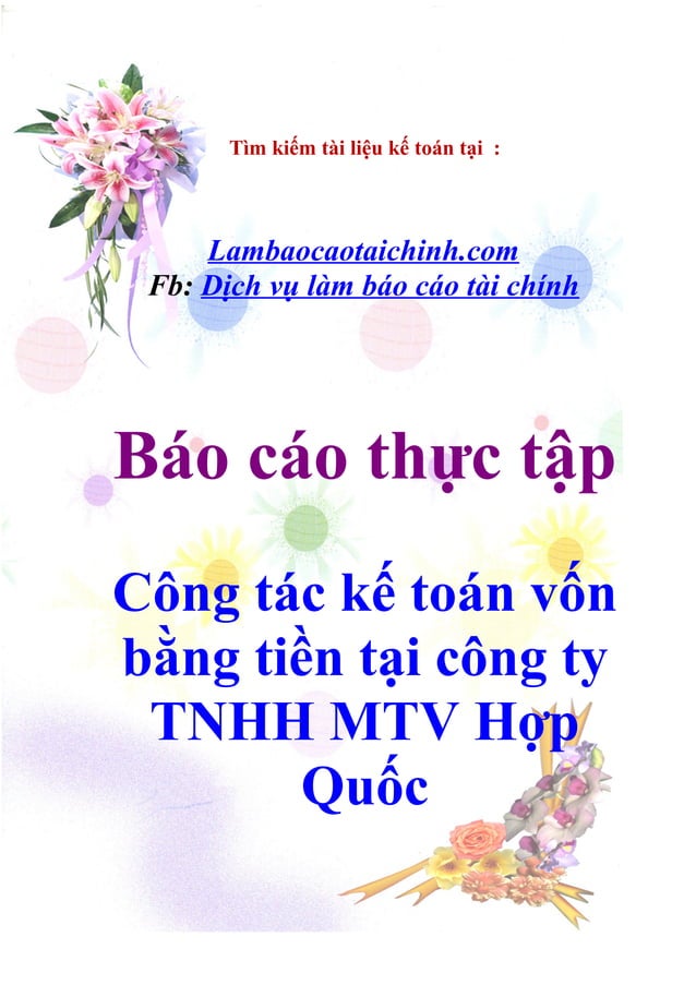 Bao-cao-thuc-tap-ke-toan-von-bang-tien | PDF