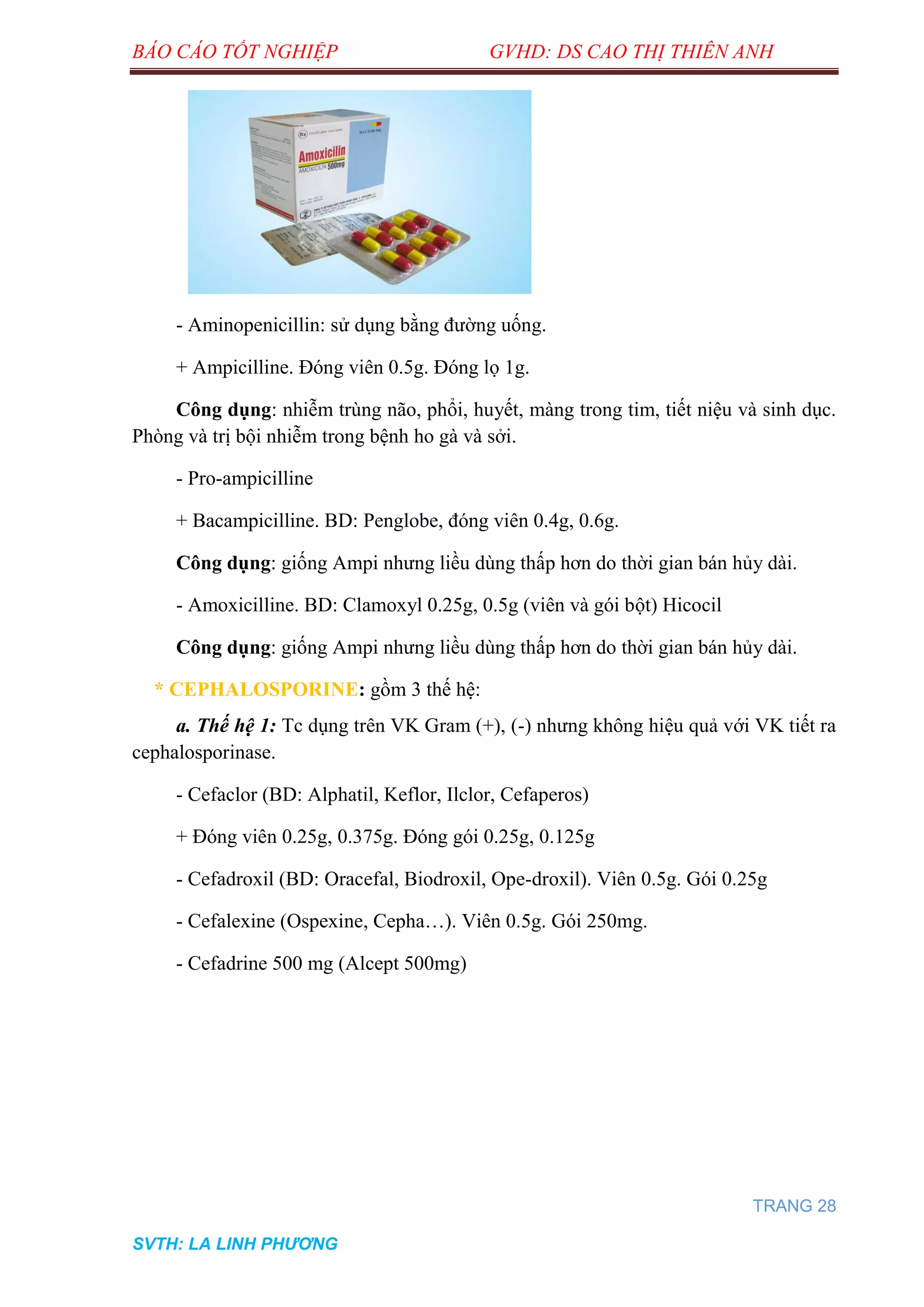 Báo cáo thực tập Nhà Thuốc, ngành Dược Sĩ, RẤT HAY!! | PDF