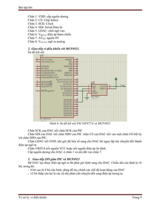 Điều khiển động cơ sử dụng IC MCP4921 | PDF