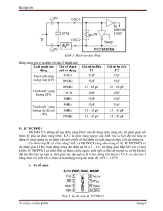 Điều khiển động cơ sử dụng IC MCP4921 | PDF