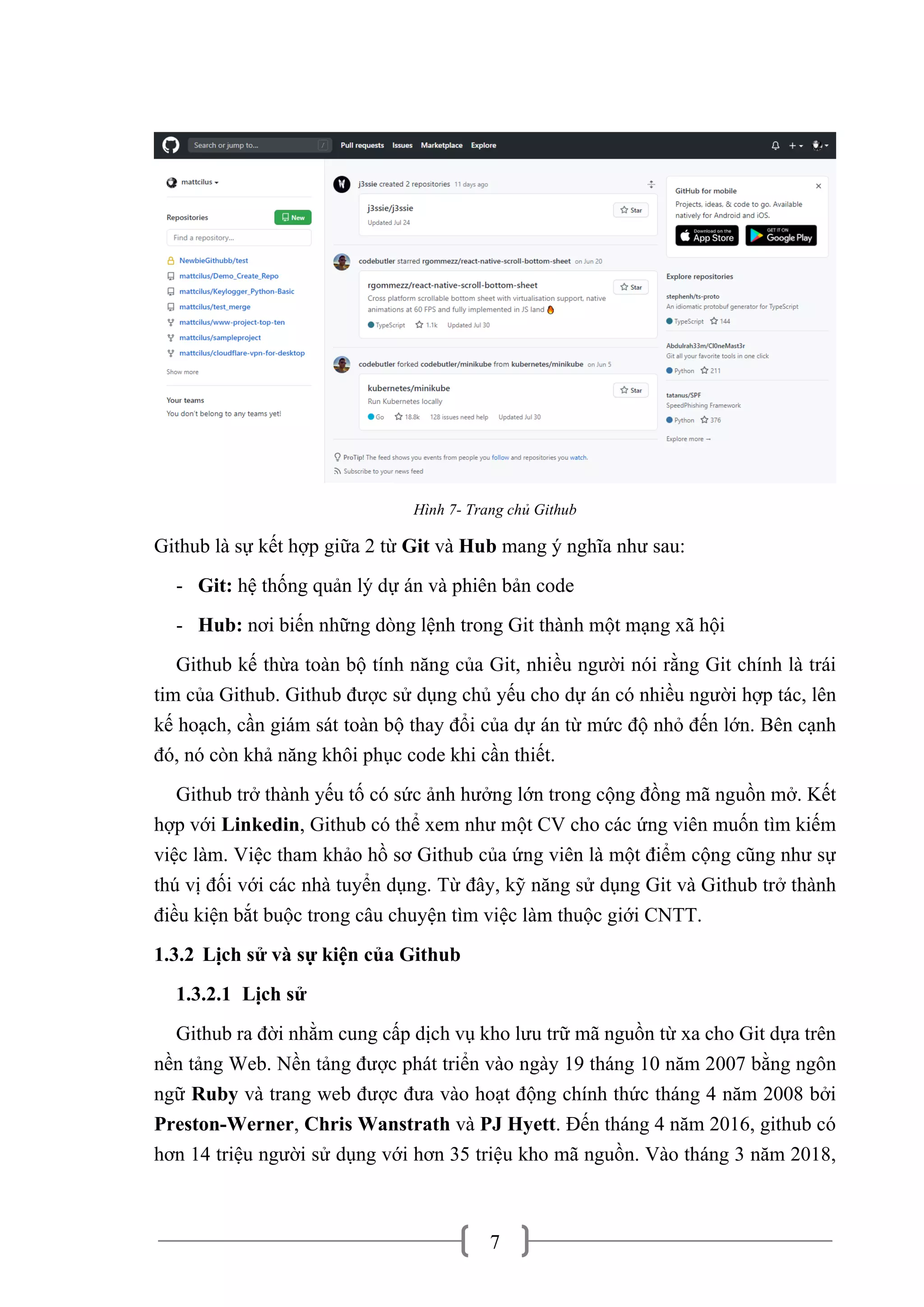 [Đồ án môn học] - Đề tài: Tìm hiểu Git và Github | PDF