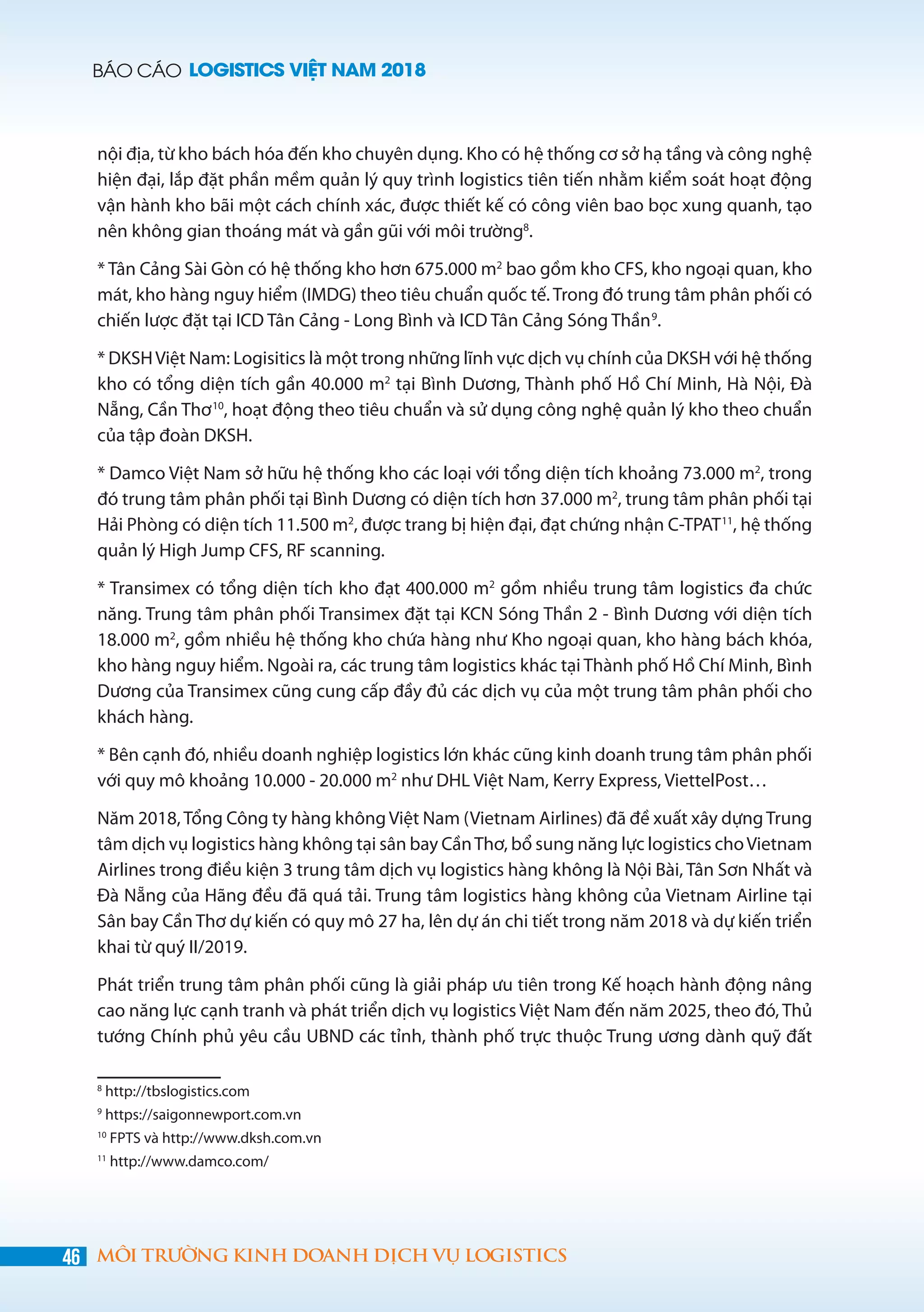 BÁO CÁO LOGISTICS VIỆT NAM 2018 | PDF