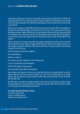 Báo cáo Logistics Việt Nam 2023 - Chuyển đổi số trong logistics | PDF