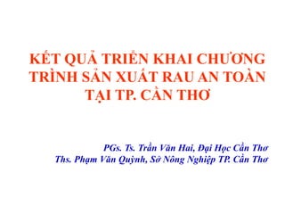 BaocaoRau-PhanThiet.ppt