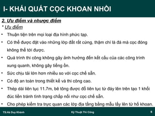 Thi công cọc khoan nhồi | PPT