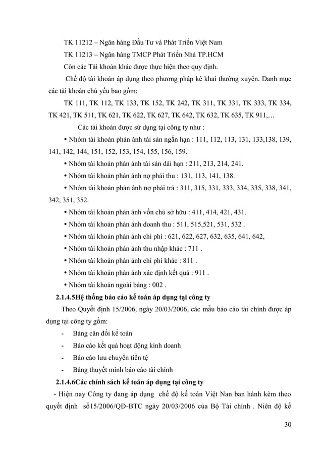 Báo Cáo Thực Tập Kế Toán Doanh Thu, Chi Phí Và Xác Định Kết Quả Kinh Doanh Tại Công Ty Xuất Nhập ...