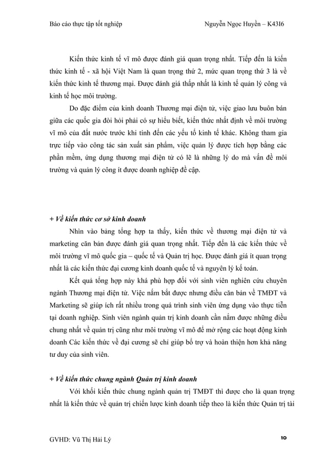 Bao cao thuc tap nguyen ngoc huyen i6 | PDF