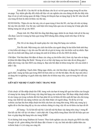 Báo cáo thực tập chuyên đề wordpress | DOC