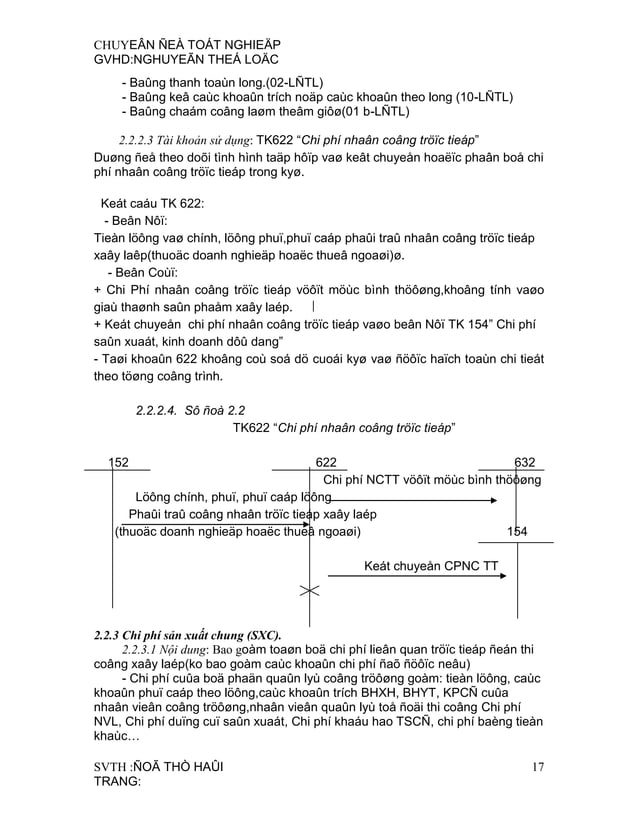 Bao cao thuc tap chi phi san xuat | PDF