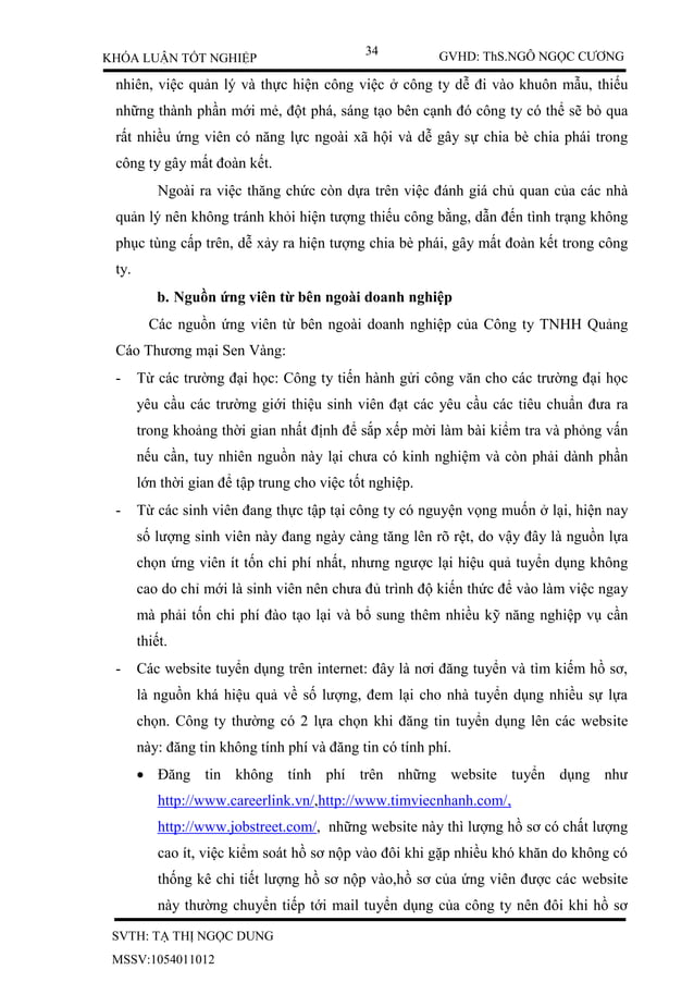 Báo cáo thực tập: Phân tích hoạt động quản trị nguồn nhân lực, HAY! | PDF