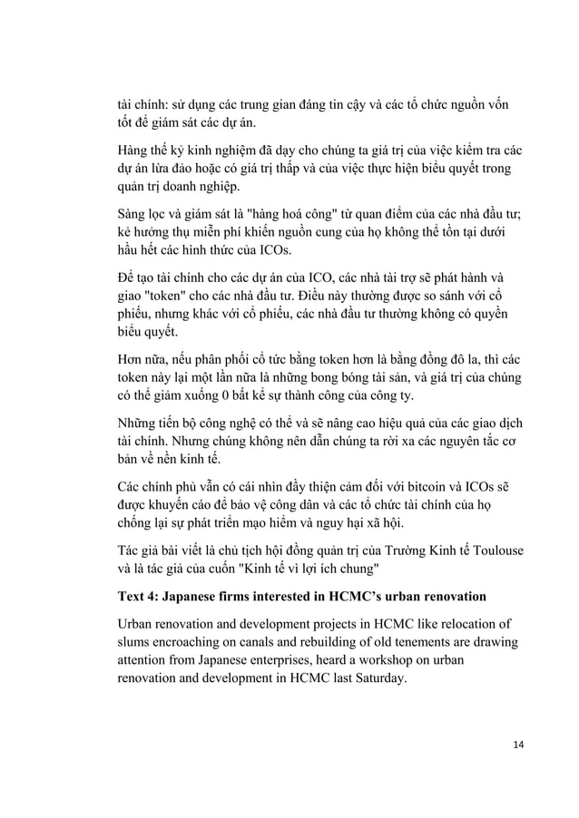 Báo cáo thực tập tiếng anh đại học mở Hà Nội - Elearning, assignment | PDF