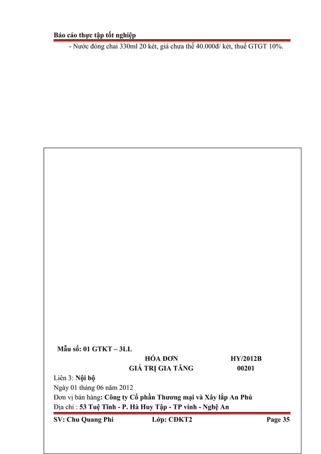 Bao cao thuc tap tot nghiep ke toan | PDF
