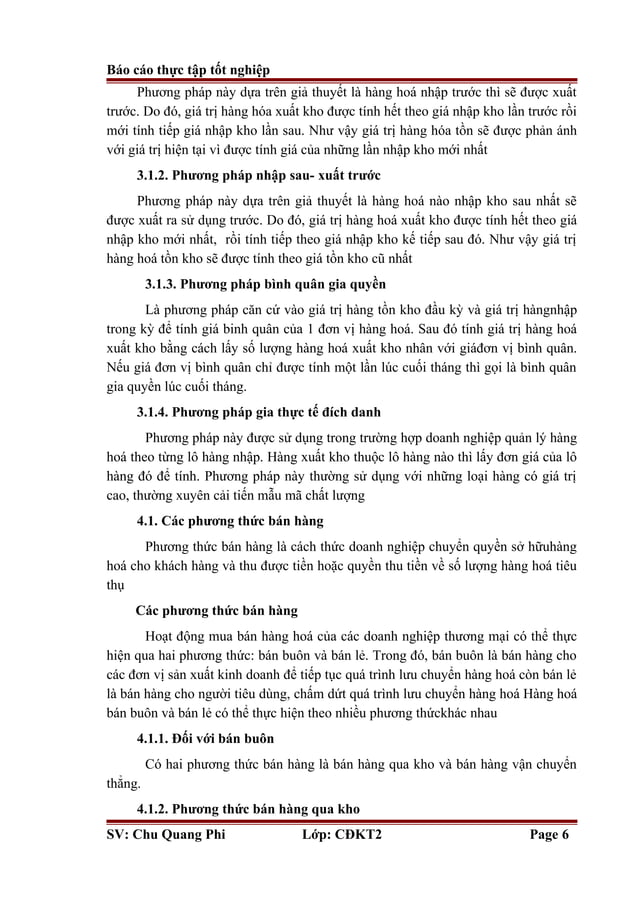 Bao cao thuc tap tot nghiep ke toan | PDF