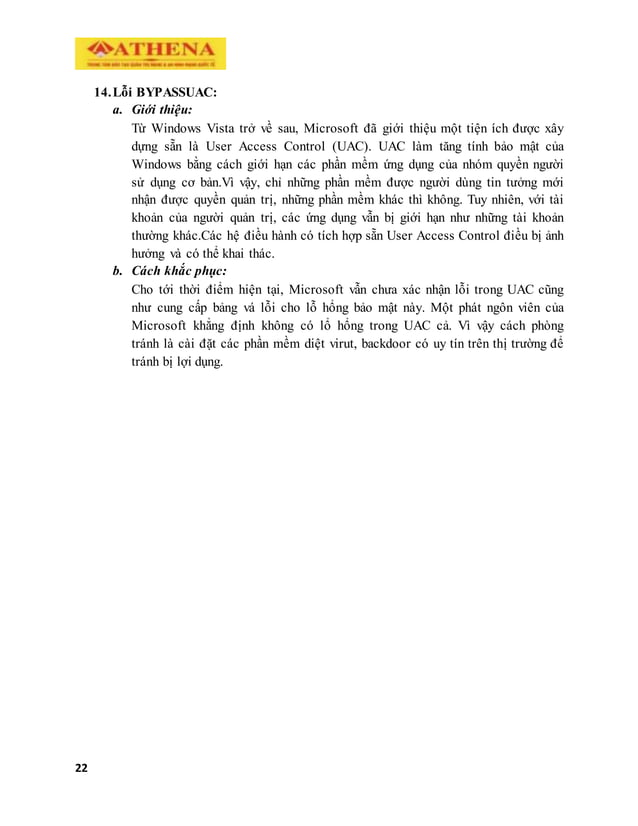 Bao cao thuc tap tuan 1 Athena Tran Dang Khoa | PDF