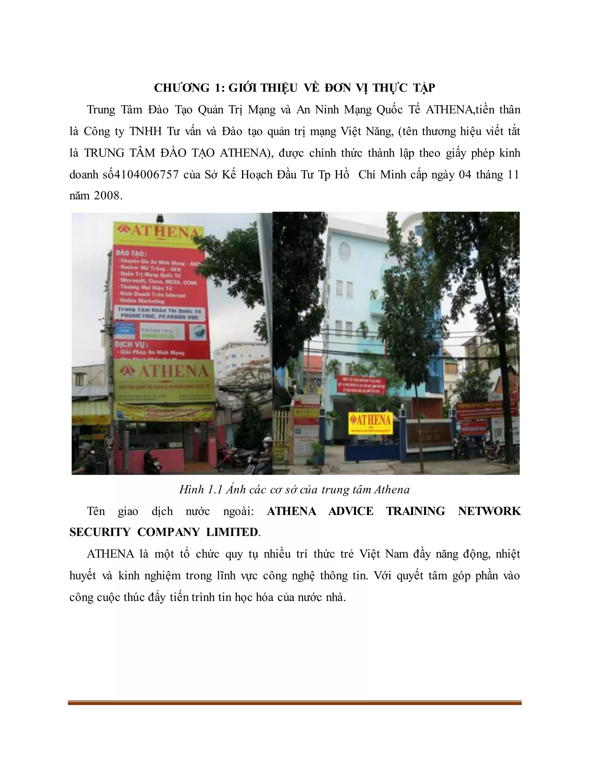 Bao cao thuc tap ve tmg forefont 2010 | DOCX