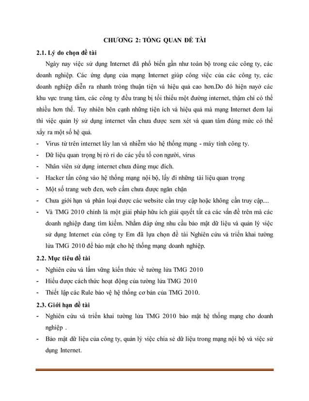 Bao cao thuc tap ve tmg forefont 2010 | DOCX