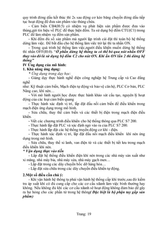Đề tài: Điều khiển băng tải gắp và đóng nhãn sản phẩm, 9đ | DOCX