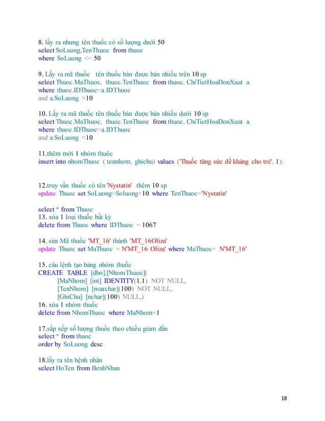 Đề tài: Xây dựng phần mềm quản lí bán thuốc, HAY, 9đ | DOCX